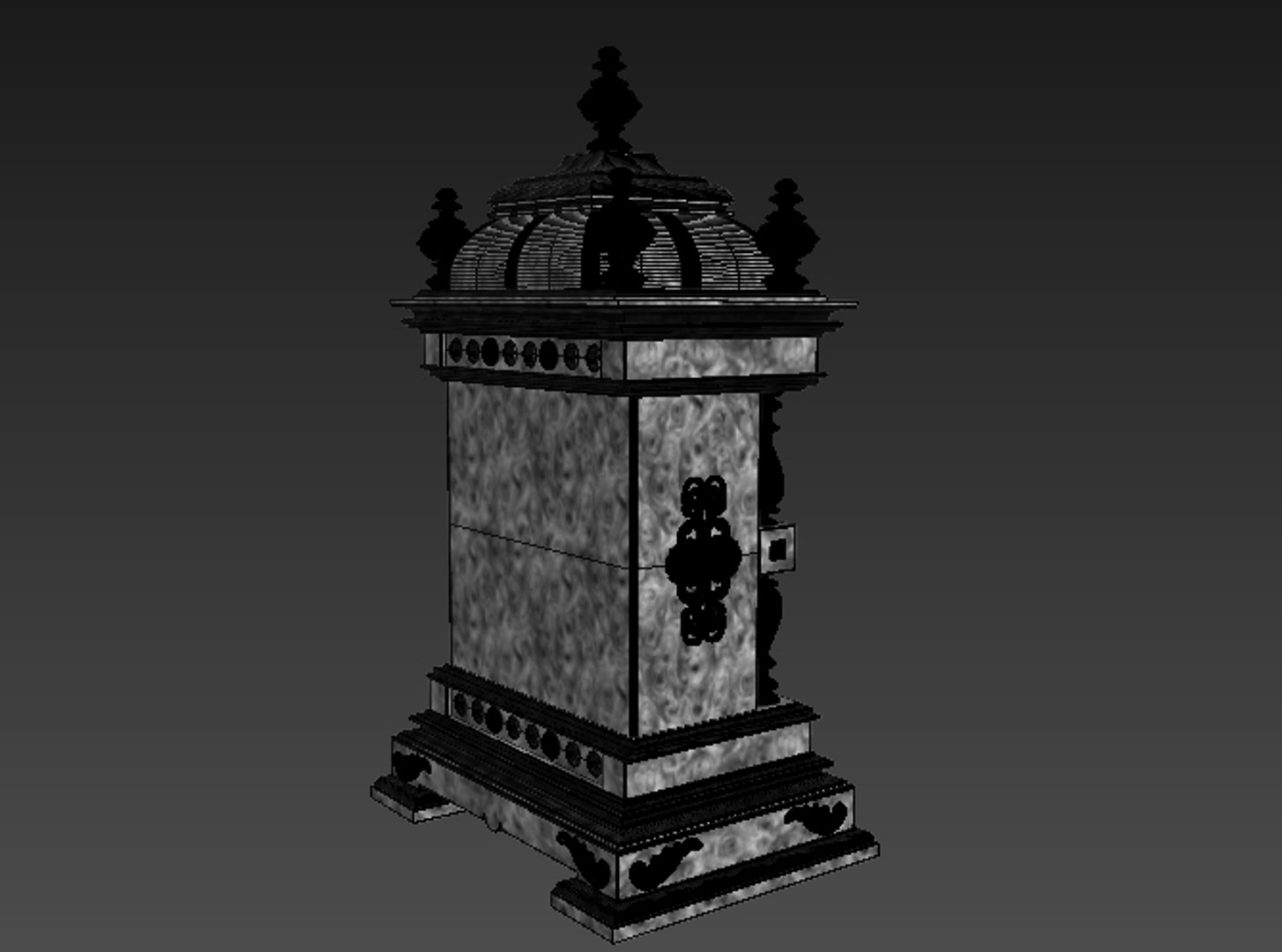 3D Antique Old Watch Clock Model - TurboSquid 1395648