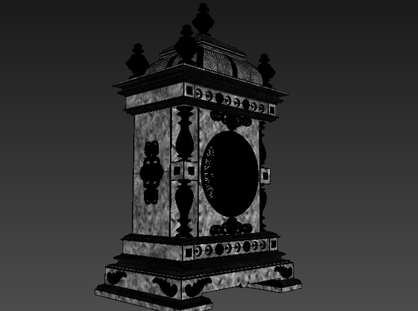 3D Antique Old Watch Clock Model - TurboSquid 1395648