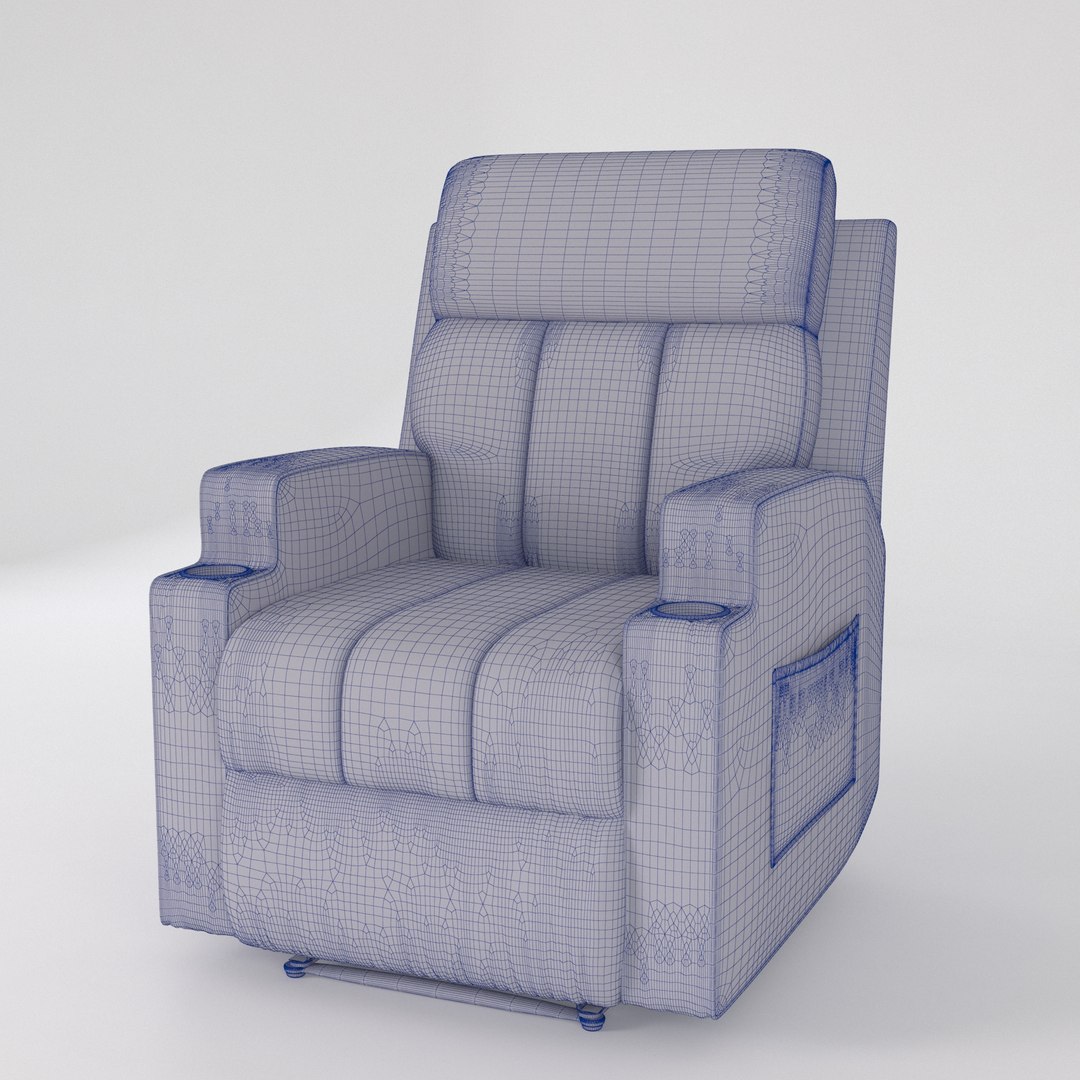 3D Comfort Chair Model - TurboSquid 2005042