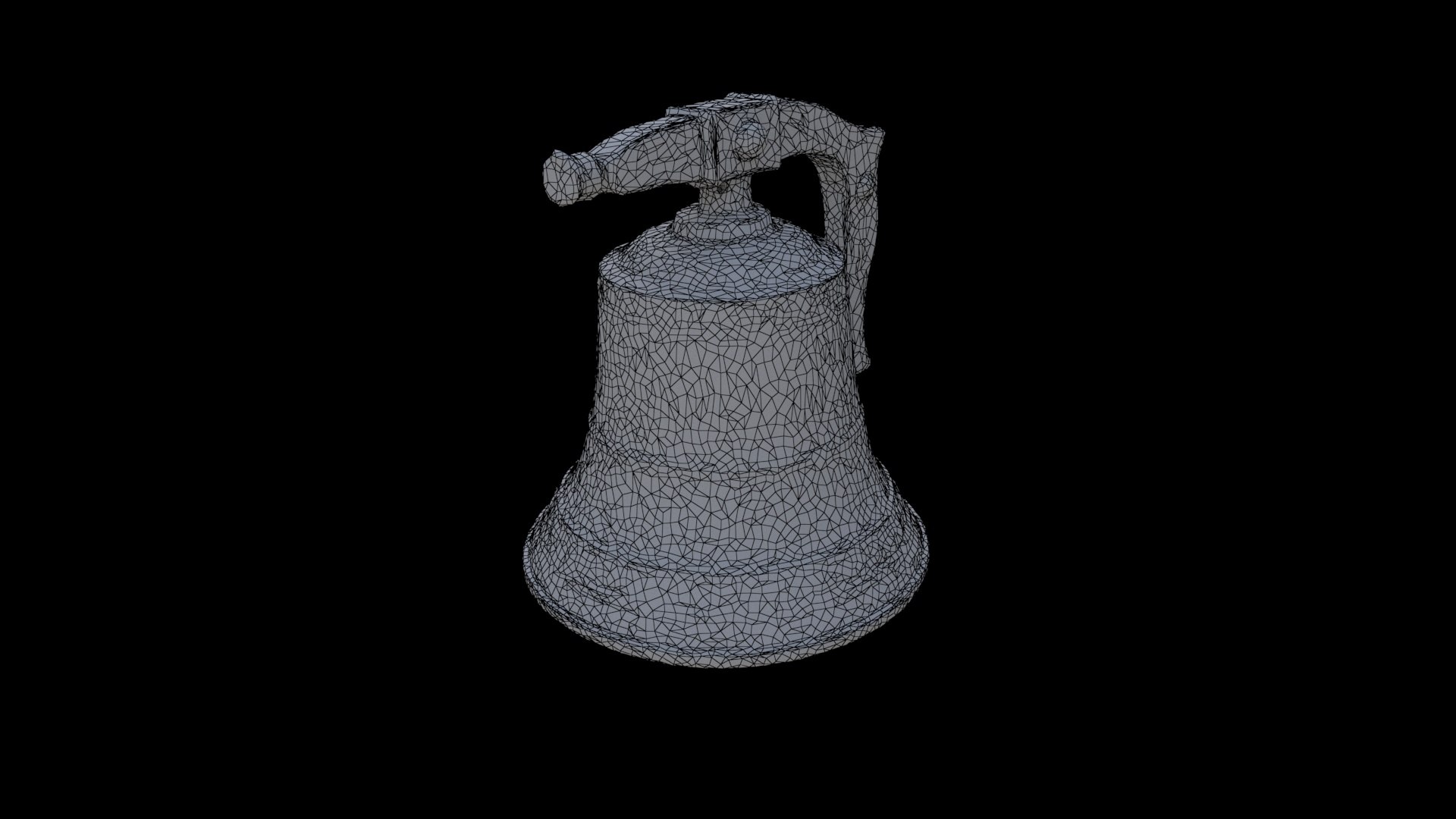 3D Bronze Church Bell Model - TurboSquid 2327220