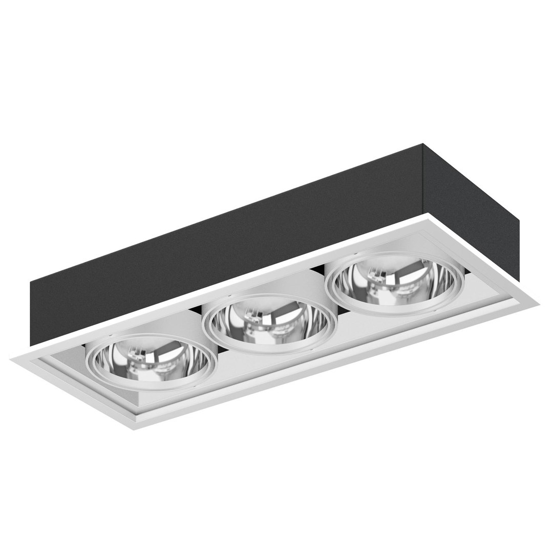 3D Triple Ceiling Light Model - TurboSquid 1413993