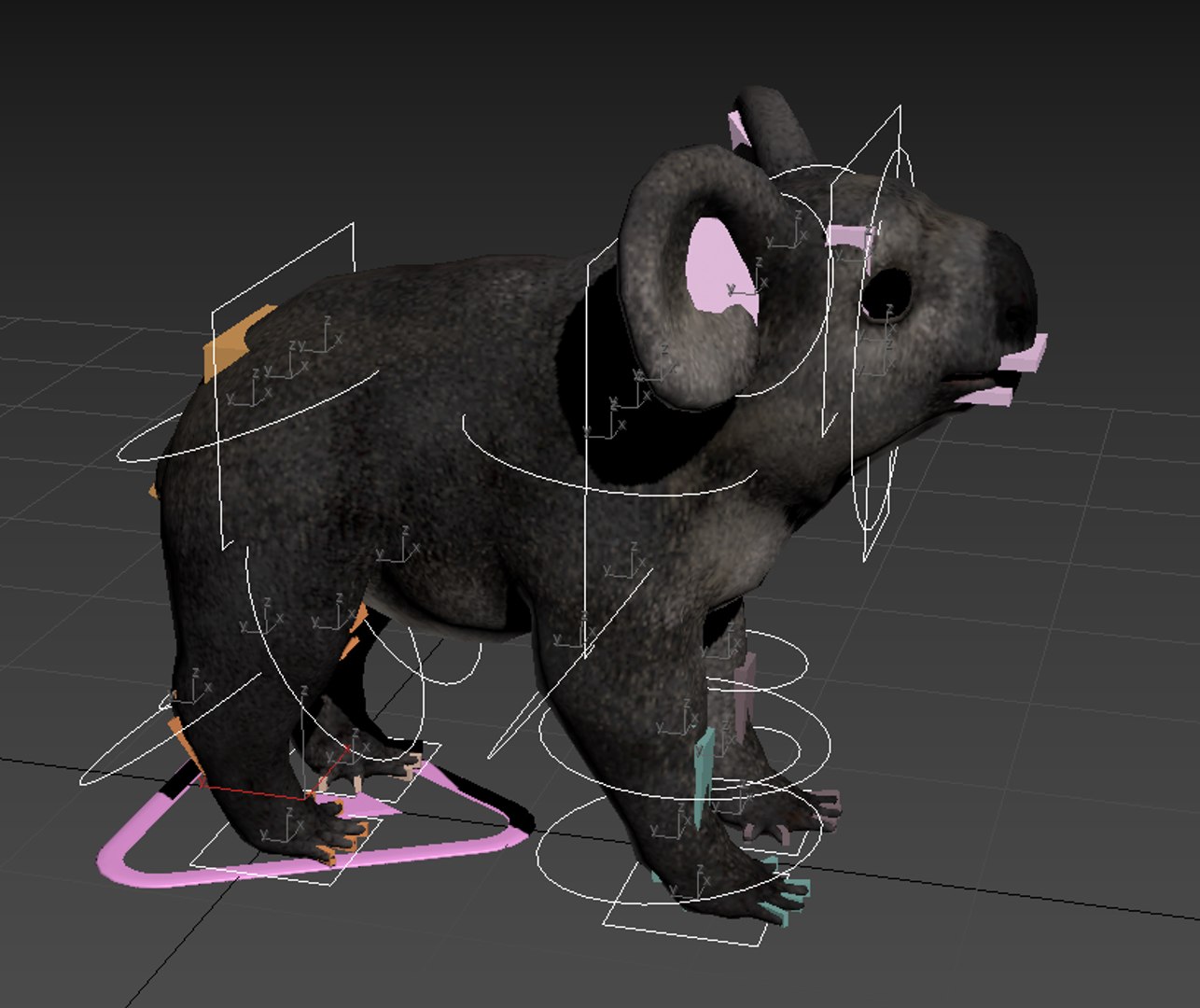 Koala Low-poly Wildlife Nature 3D Model - TurboSquid 1463544