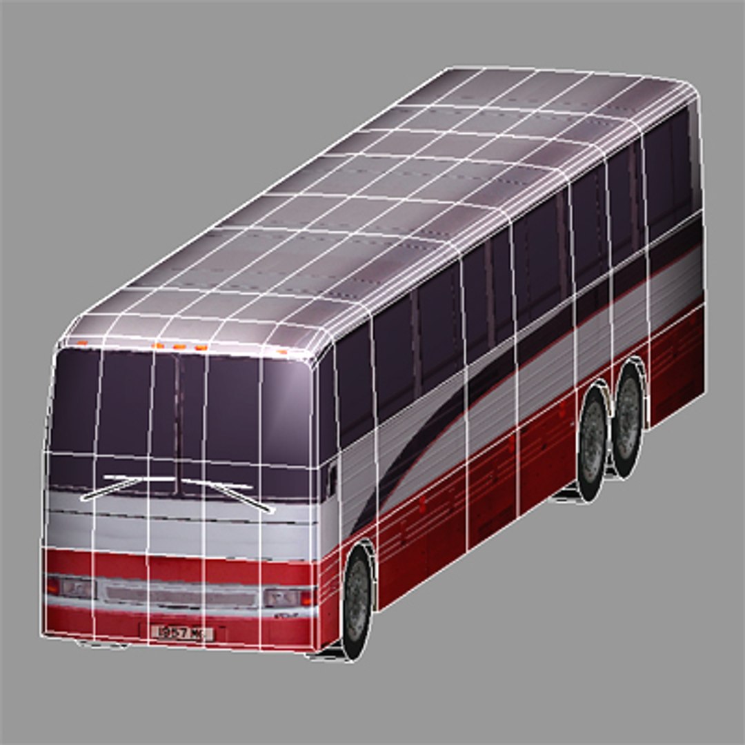 3d Model Of Bus