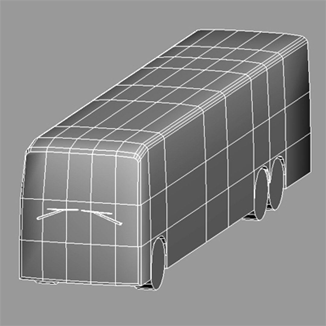 3d Model Of Bus