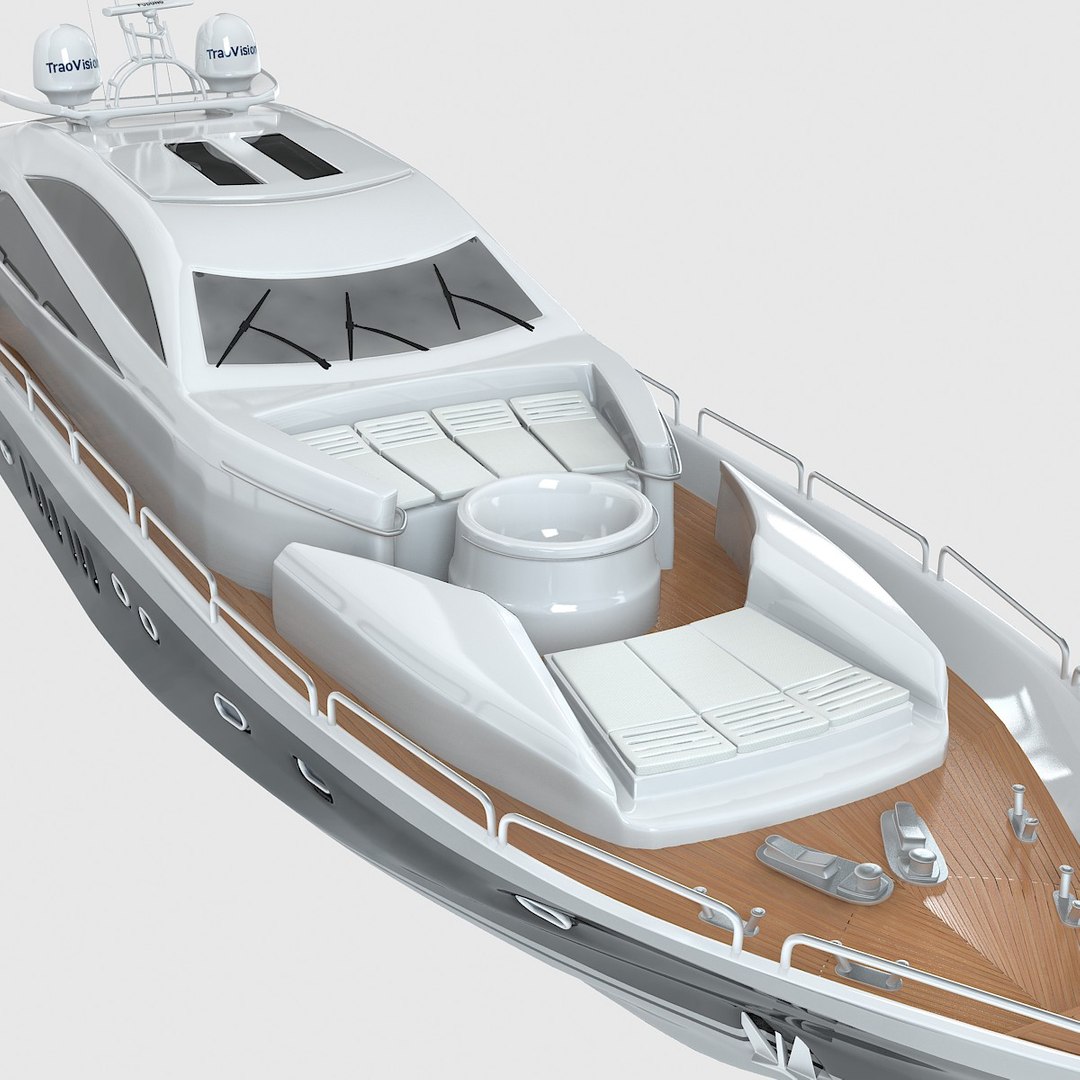 3d Sunseeker Predator 108 Yacht Model