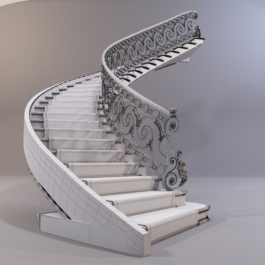 Stairs 3d 3ds