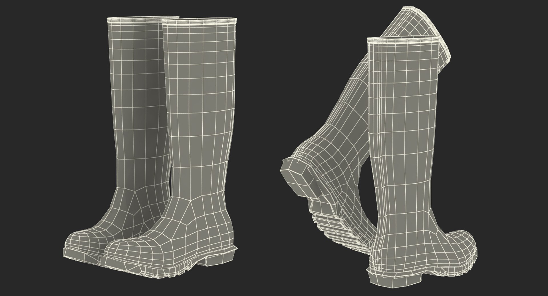 Rain Boots 3D Model - TurboSquid 1230798