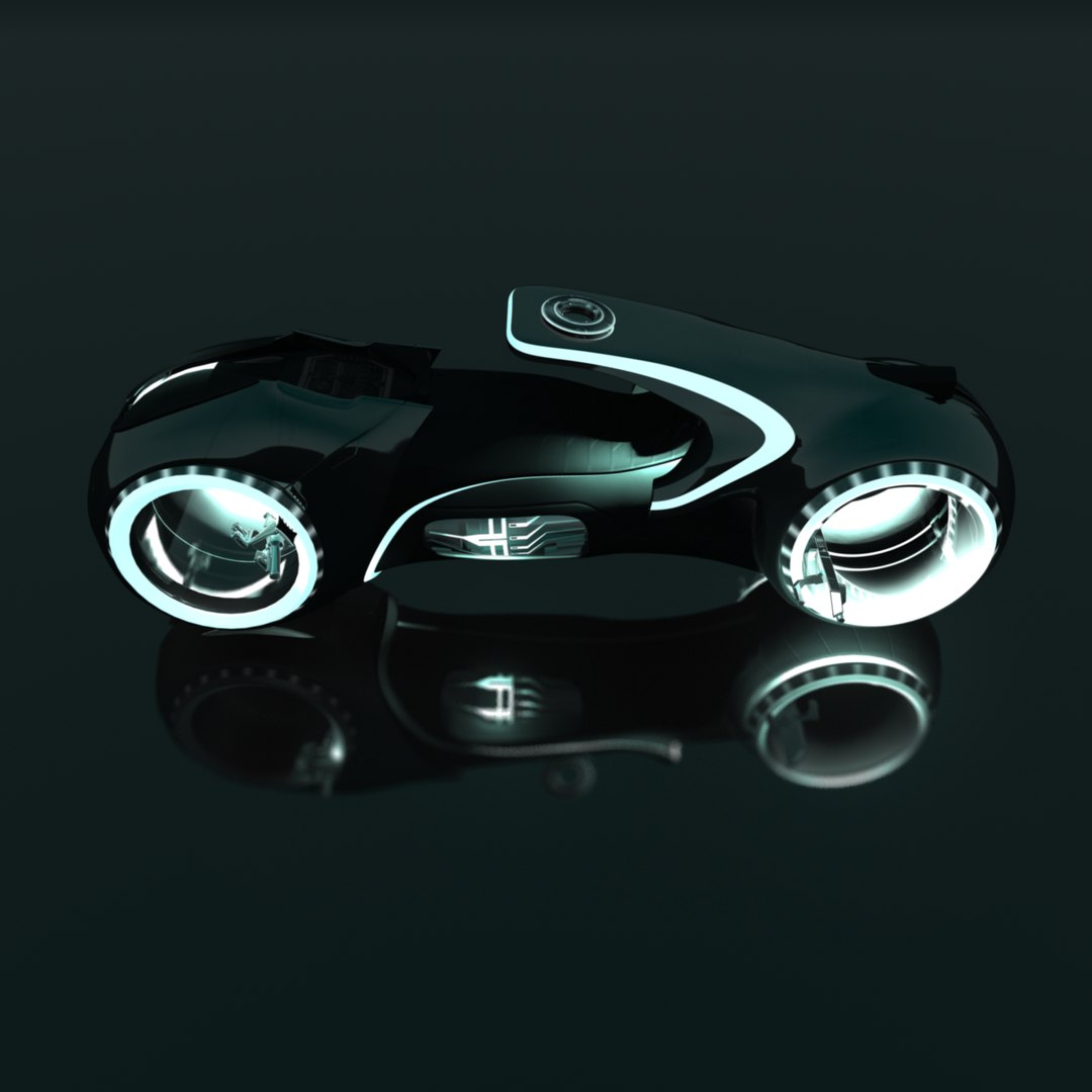 Tron Light Bike 3d Model