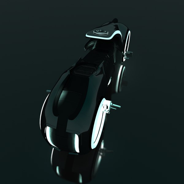 tron light bike 3d model