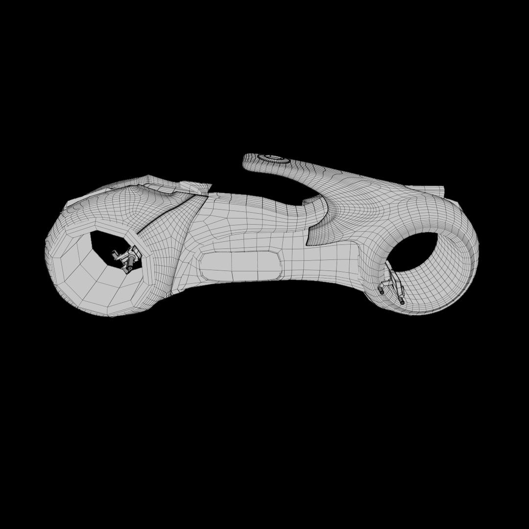 Tron Light Bike 3d Model
