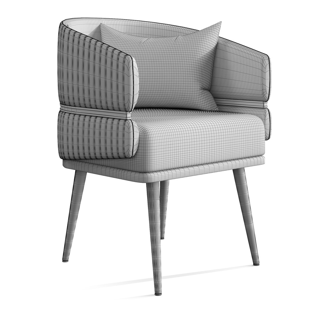 3D Arm Chair Model - TurboSquid 2279392