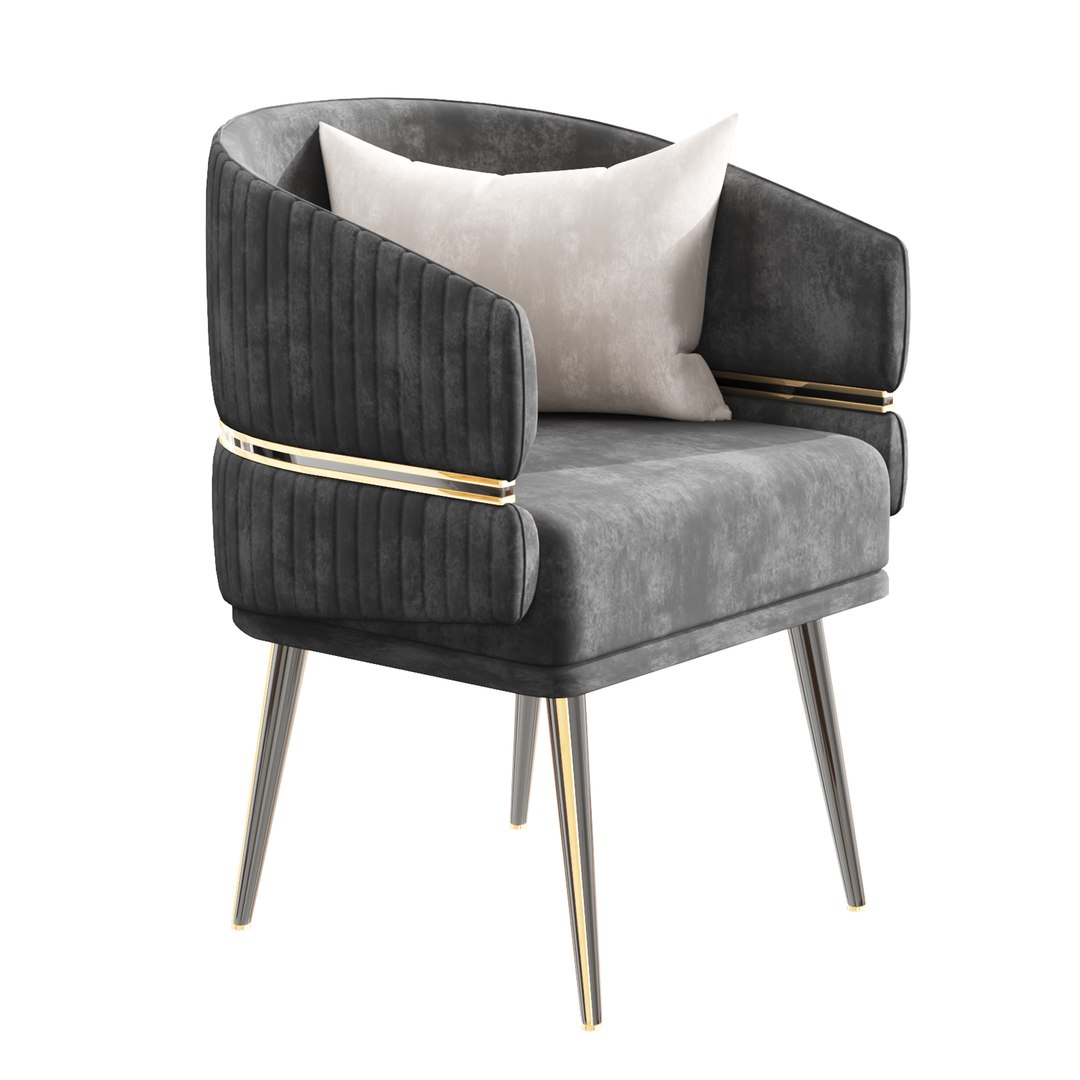 3D Arm Chair Model - TurboSquid 2279392