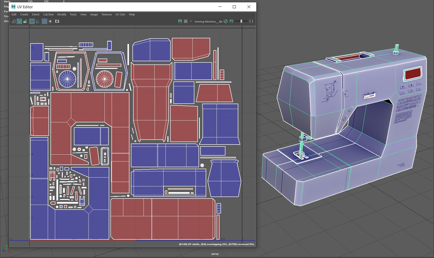 3D Sewing Machine - TurboSquid 2021459
