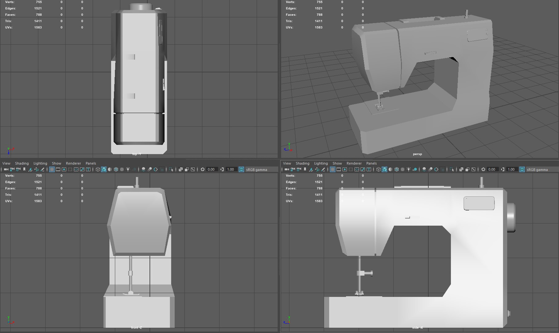 3D Sewing Machine - TurboSquid 2021459