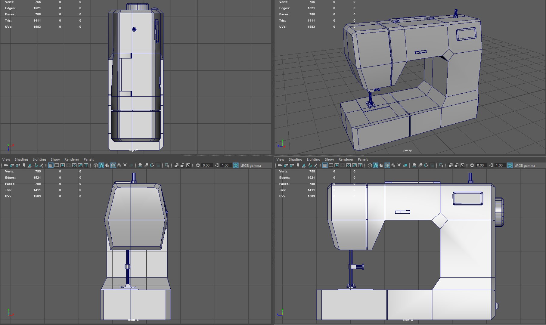 3D Sewing Machine - TurboSquid 2021459