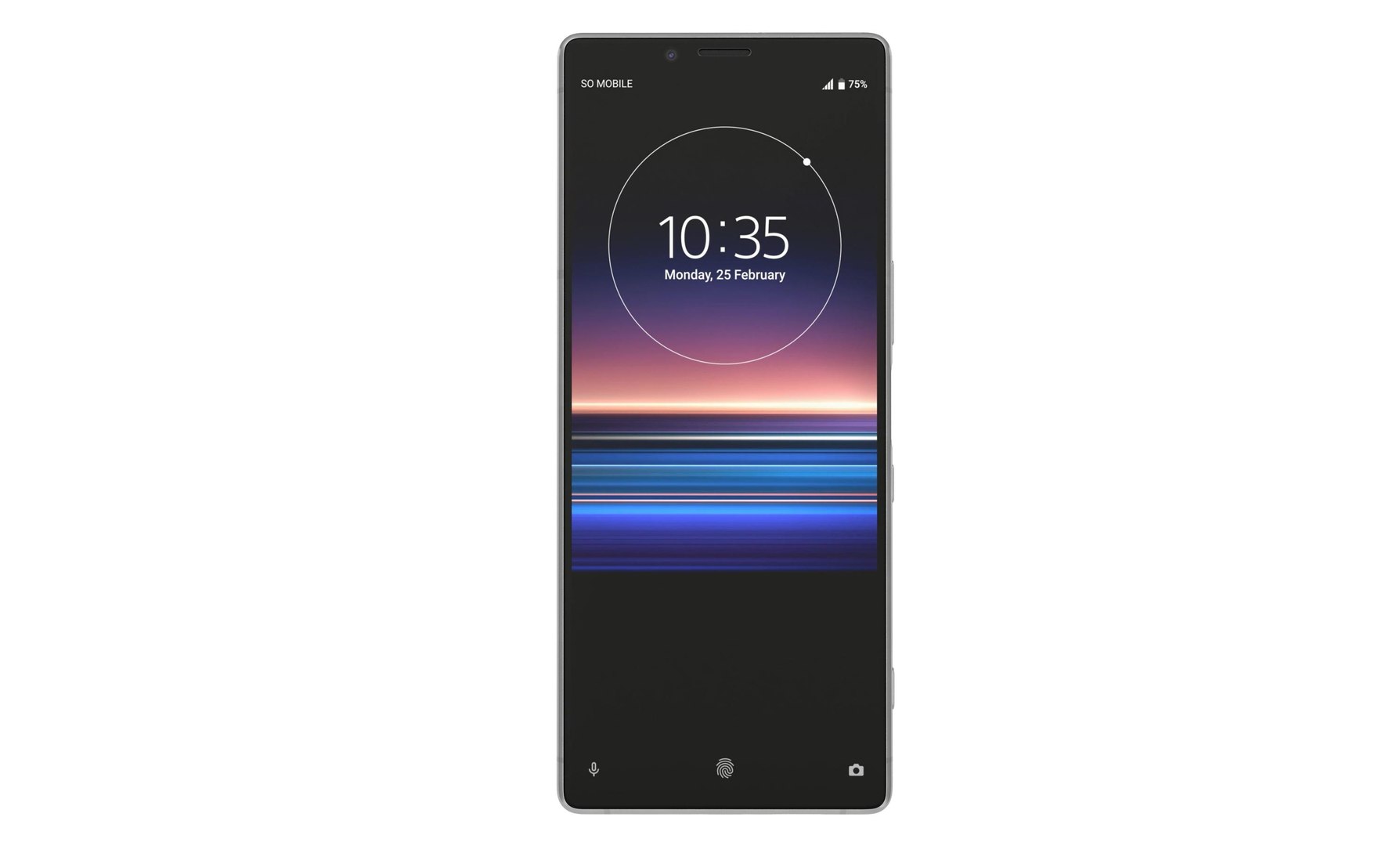 Sony Xperia 1 White 3D Model - TurboSquid 1597989