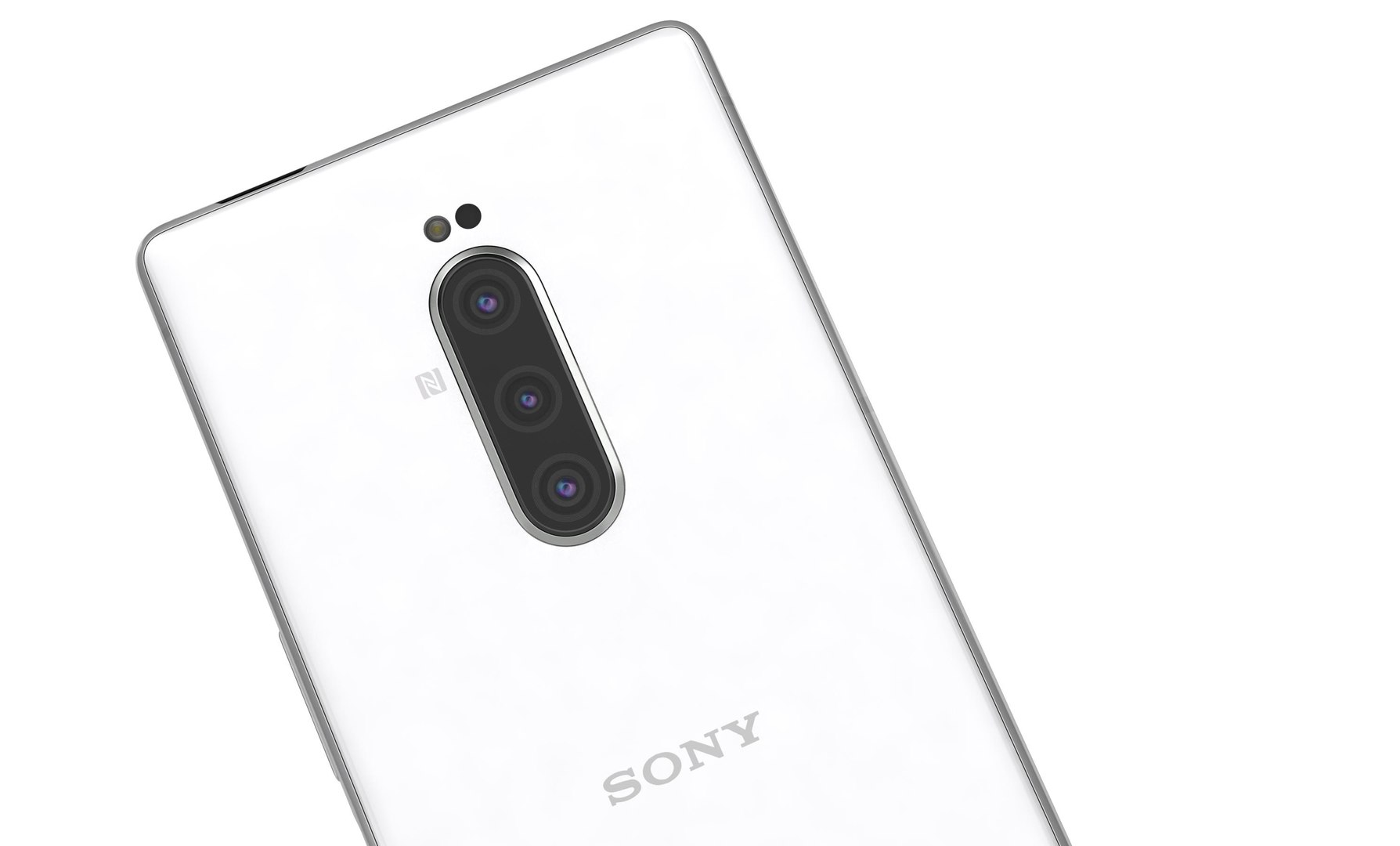 Sony Xperia 1 White 3D Model - TurboSquid 1597989