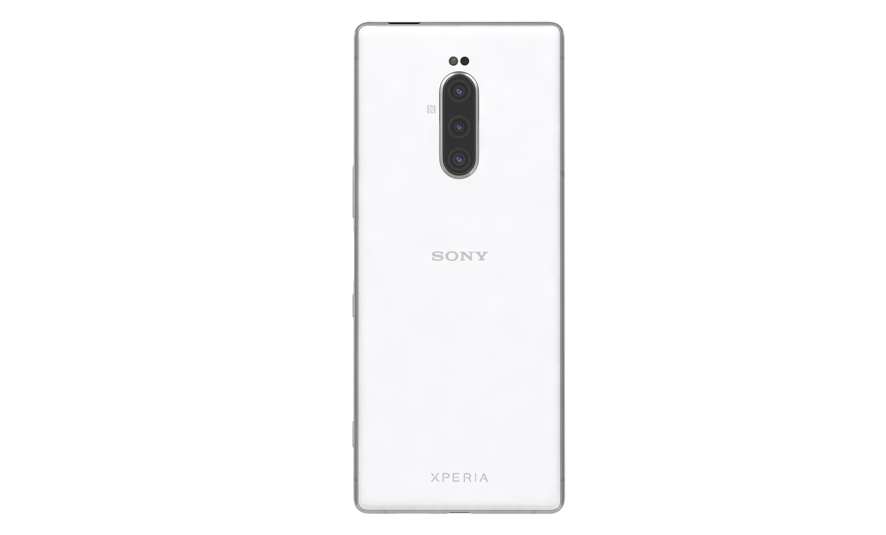 Sony xperia 1 white 3D model - TurboSquid 1597989