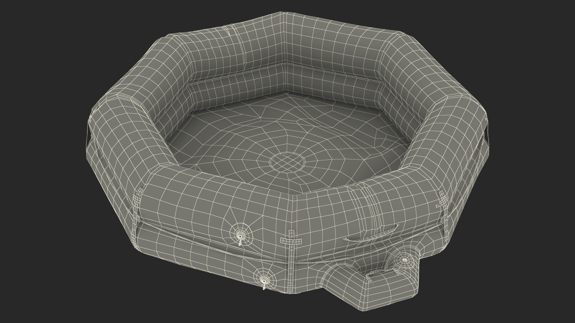 Rescue Inflatable Raft 3D Model - TurboSquid 2315051