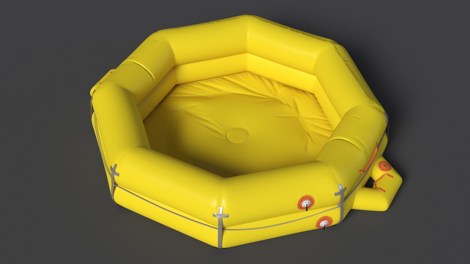 Rescue Inflatable Raft 3D Model - TurboSquid 2315051