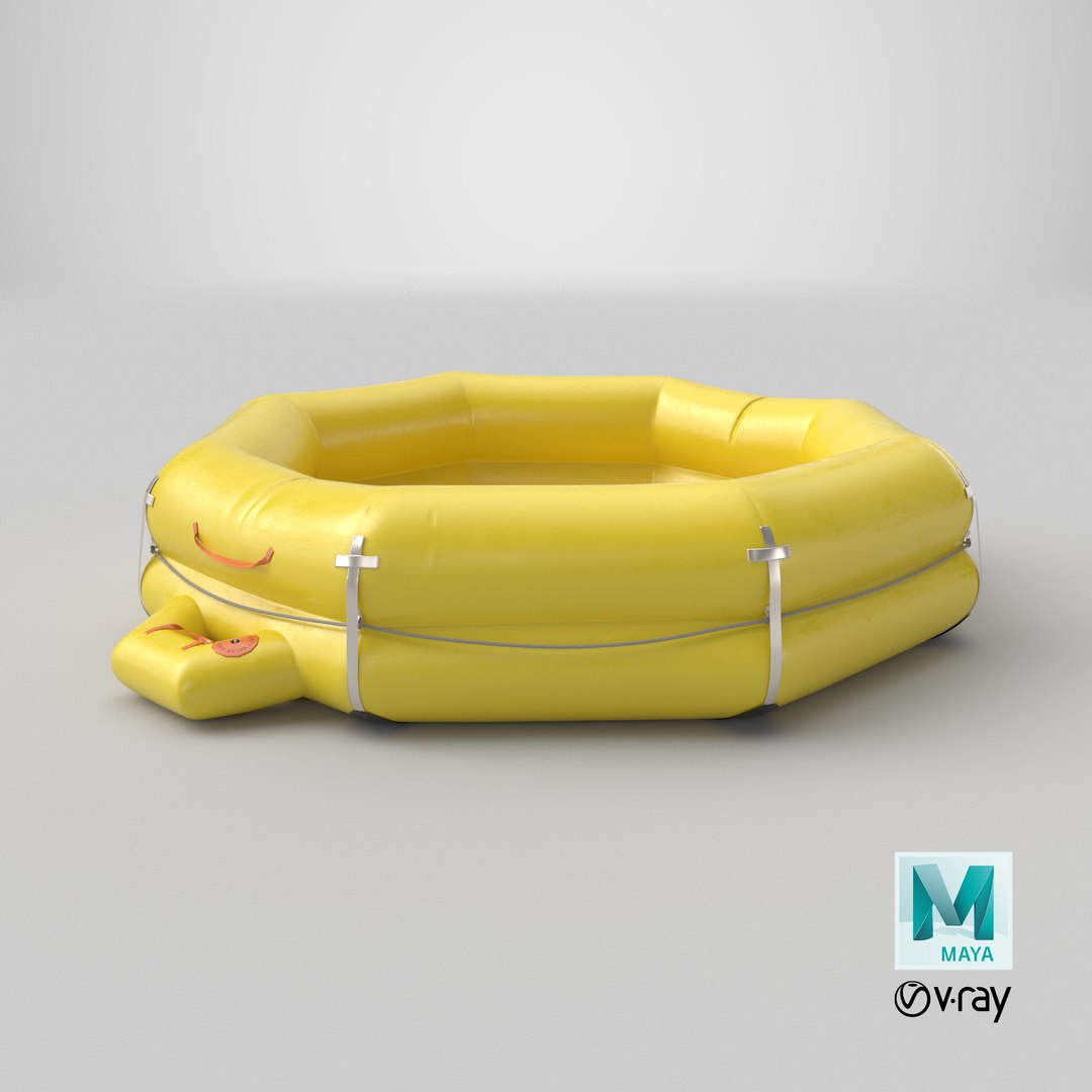 Rescue Inflatable Raft 3D Model - TurboSquid 2315051