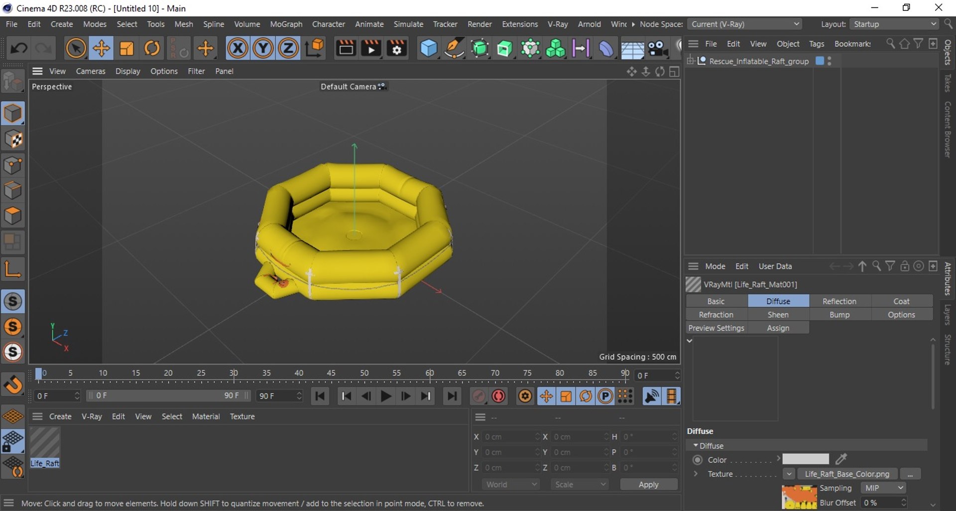 Rescue Inflatable Raft 3D Model - TurboSquid 2315051