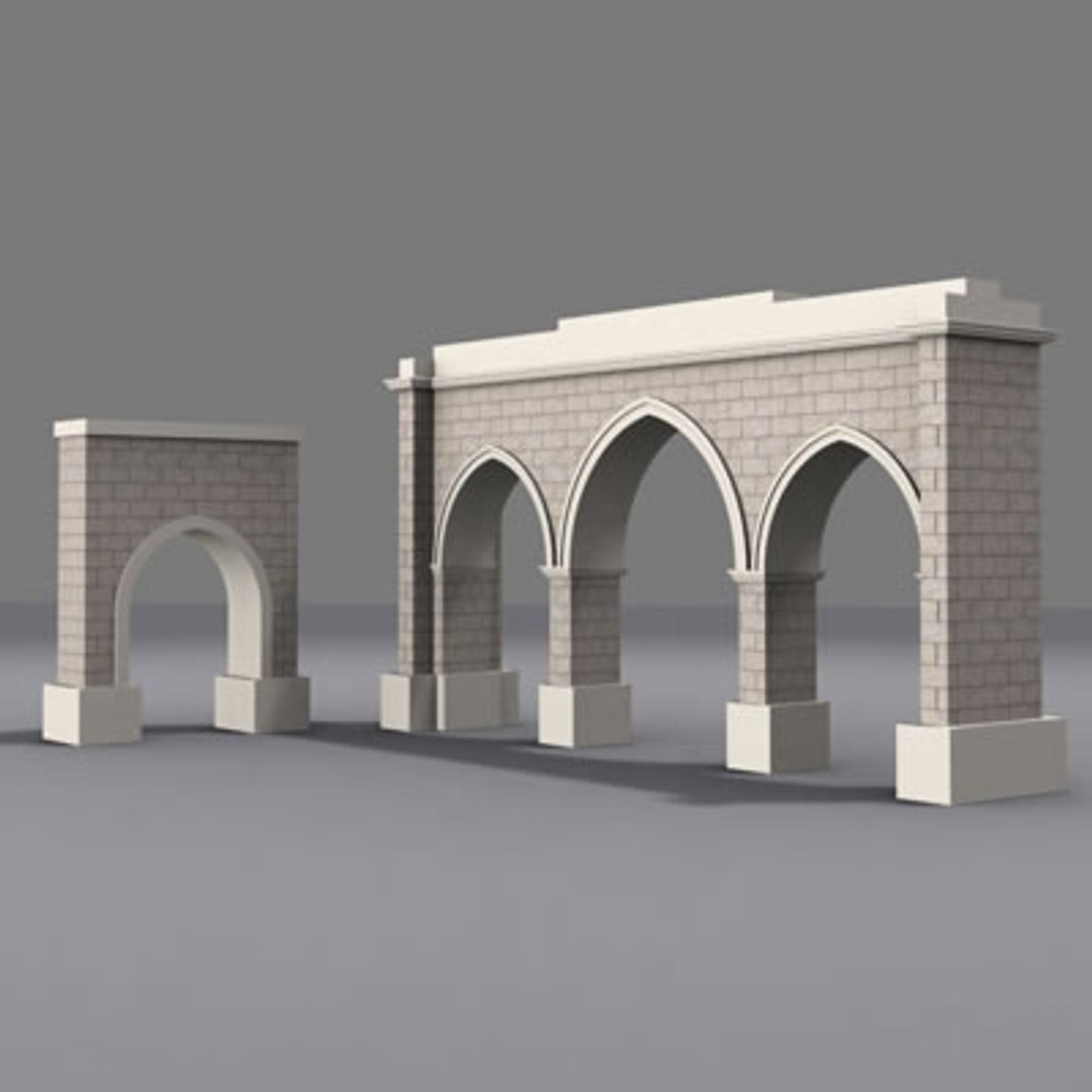 3d Model Gate Architectural