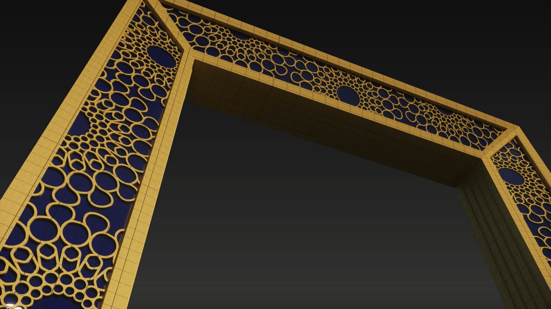 Dubai Frame Model - TurboSquid 2348231