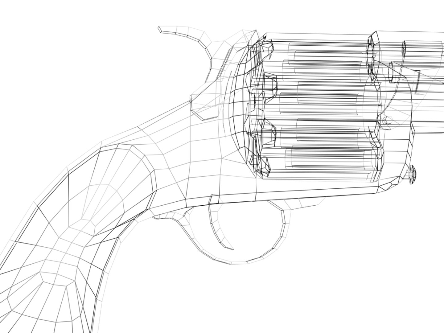 Lemat Revolver 3d Max