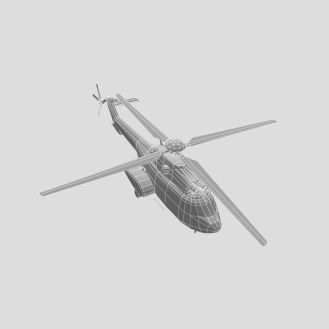 Aerospatiale As-332 Super 3d Model