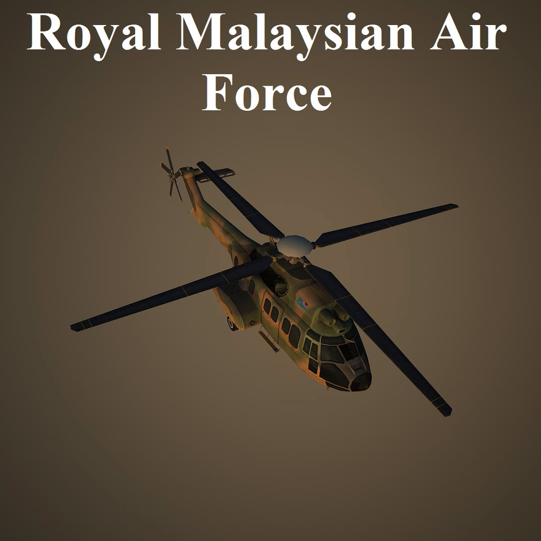 Aerospatiale As-332 Super 3d Model