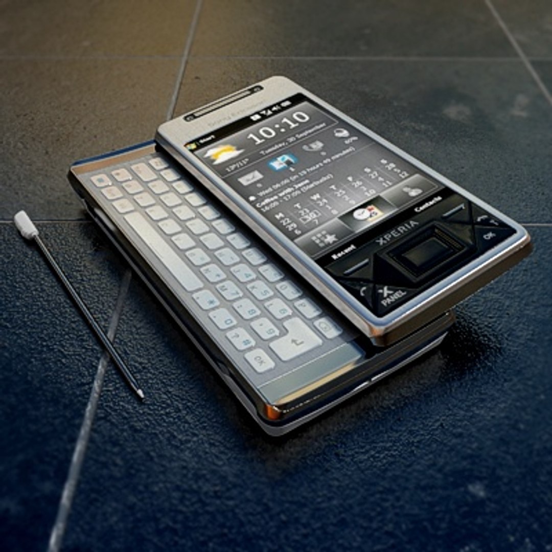 Sonyericsson Xperia X1 Phone 3d Model