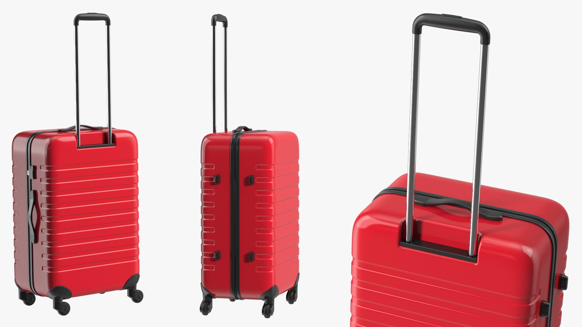 Hard Shell Rolling Luggage 3D Model - TurboSquid 2224675