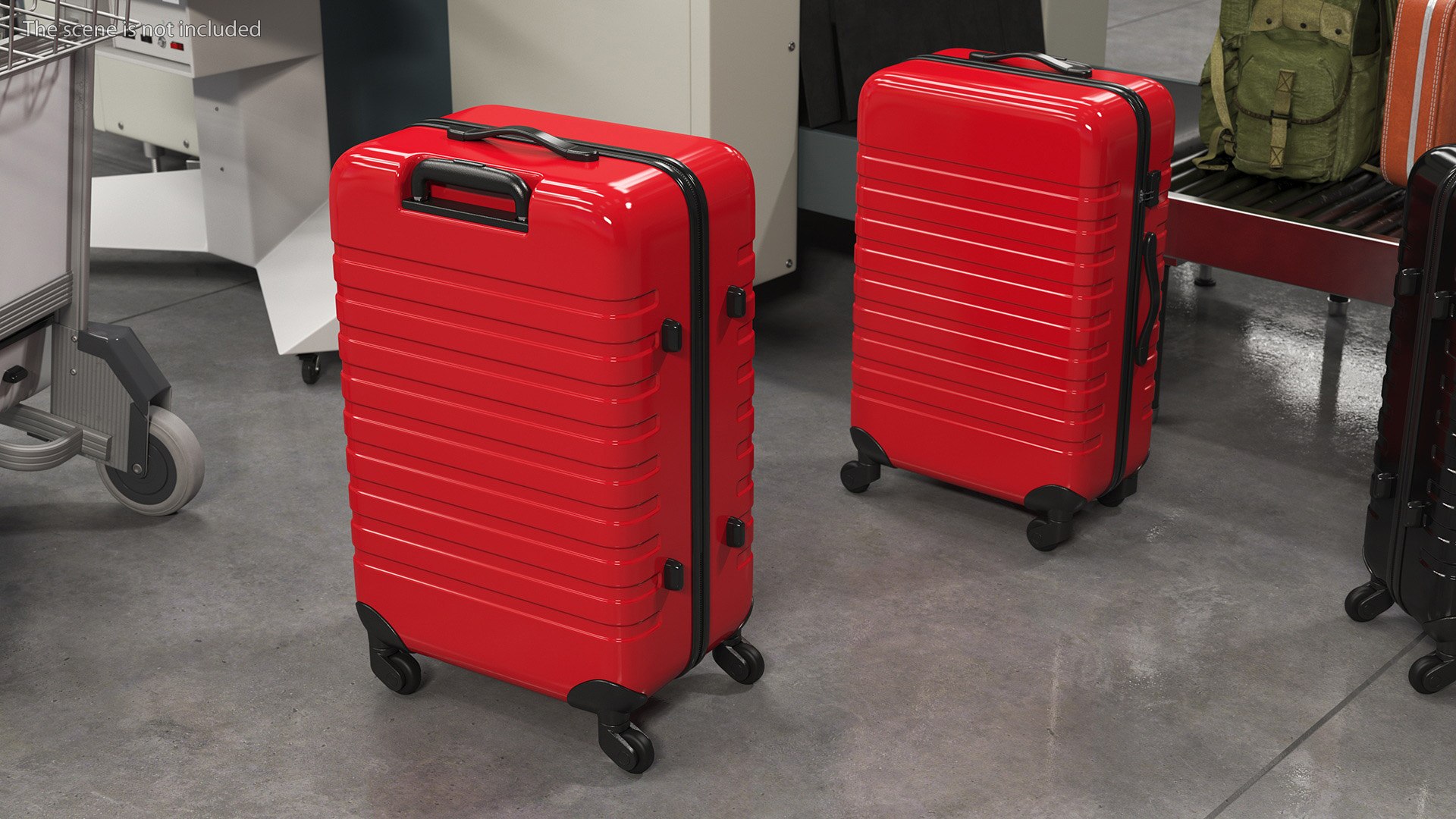 Hard Shell Rolling Luggage 3D Model - TurboSquid 2224675