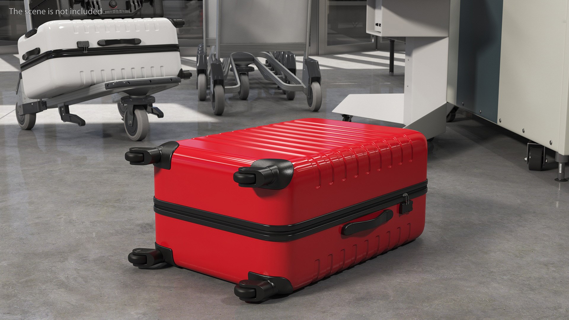 Hard Shell Rolling Luggage 3D Model - TurboSquid 2224675