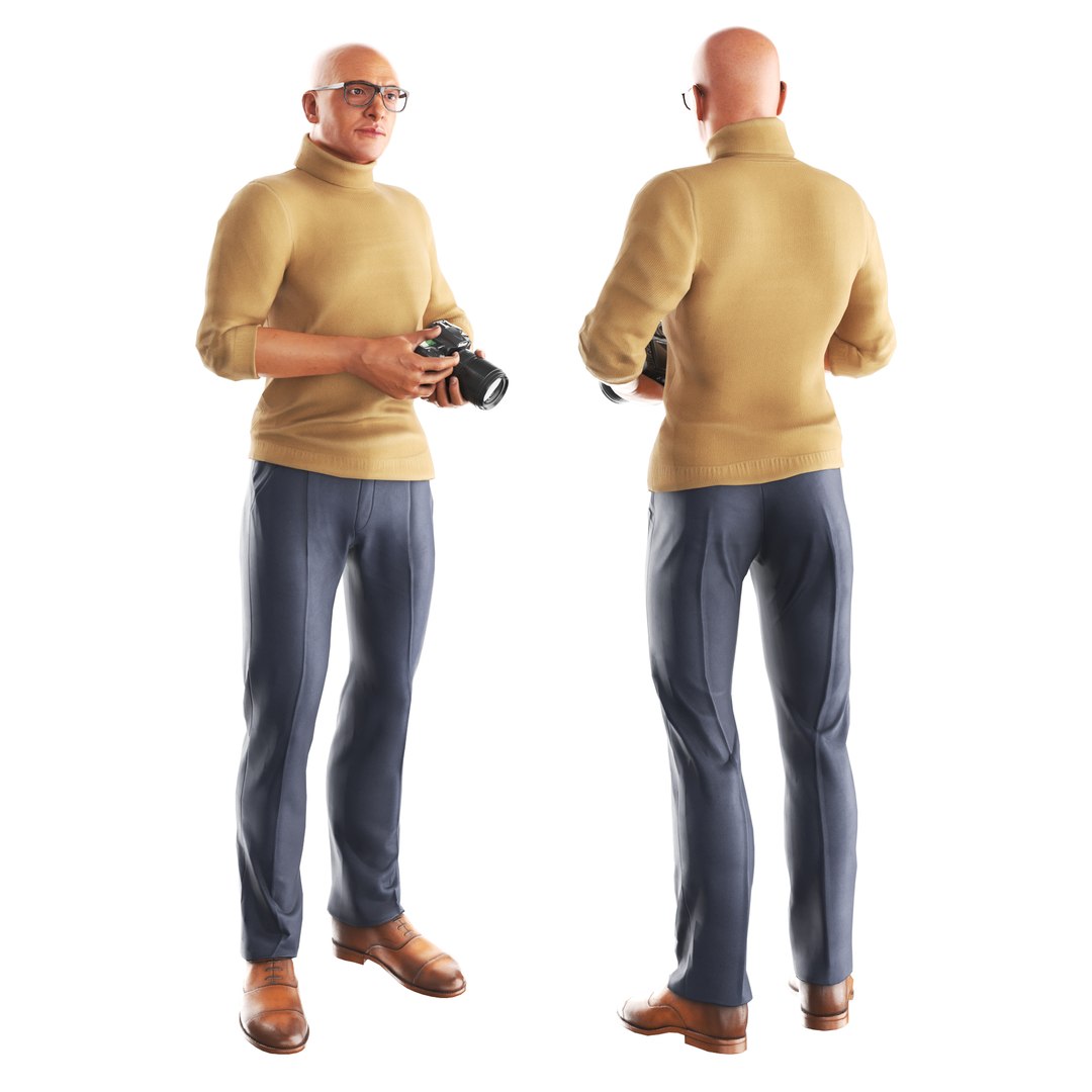 Richard Photographer 2 3D - TurboSquid 1857278