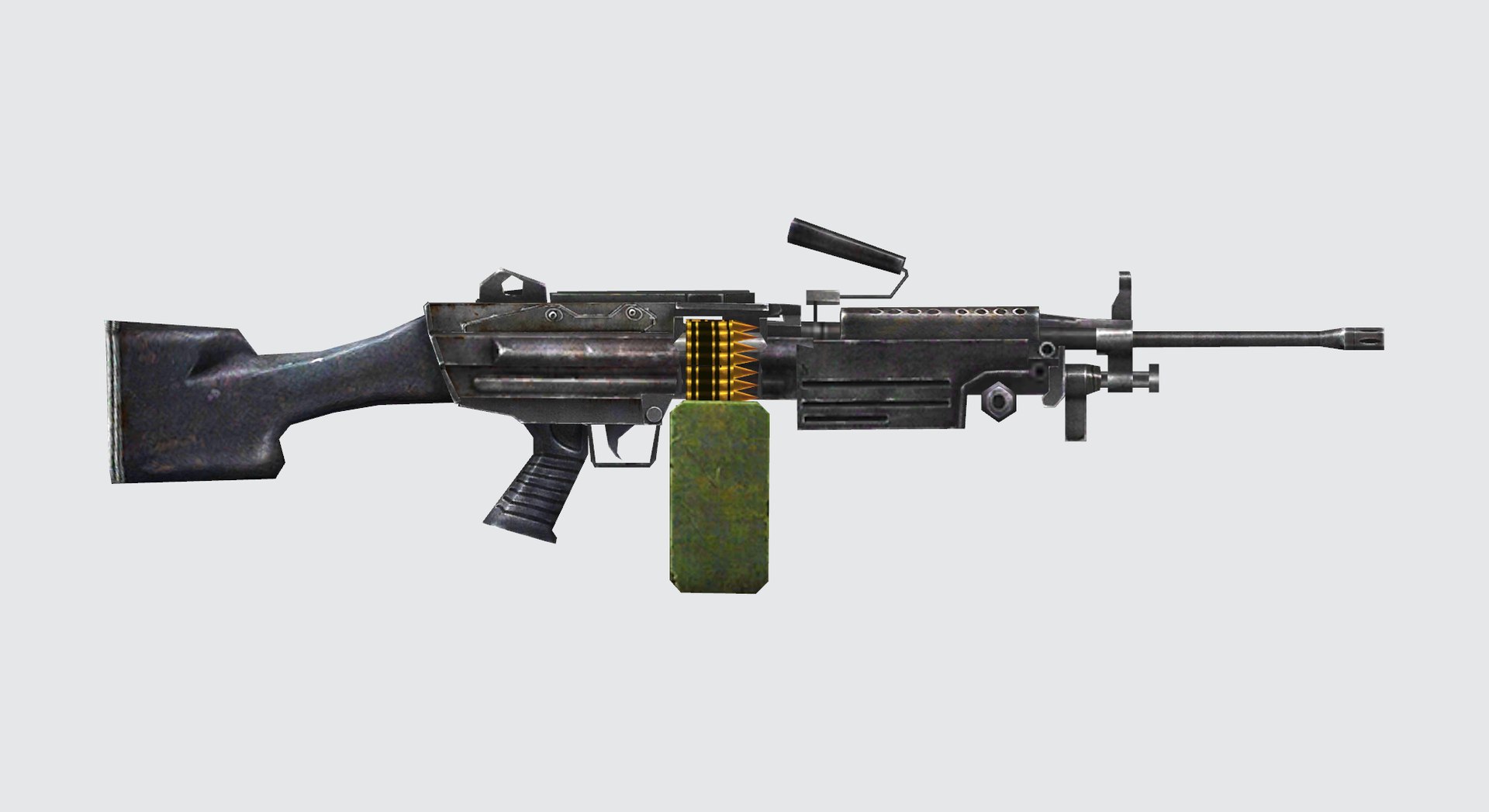 3D Weapon Machine Gun Kord M249 M60 Model - TurboSquid 1819886