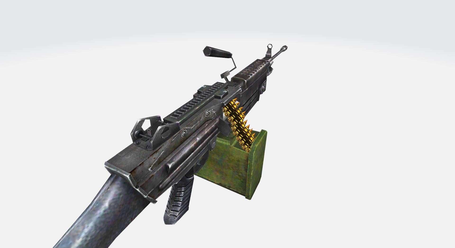 3D Weapon Machine Gun Kord M249 M60 Model - TurboSquid 1819886