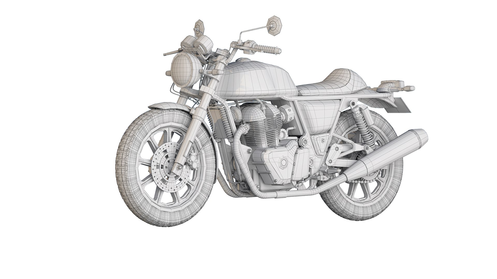 Royal Enfield Continental GT 650 2021 3D Model - TurboSquid 1886961