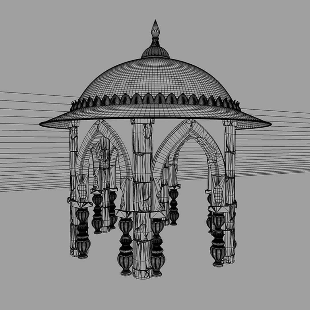 Arabic Gazebo C4d