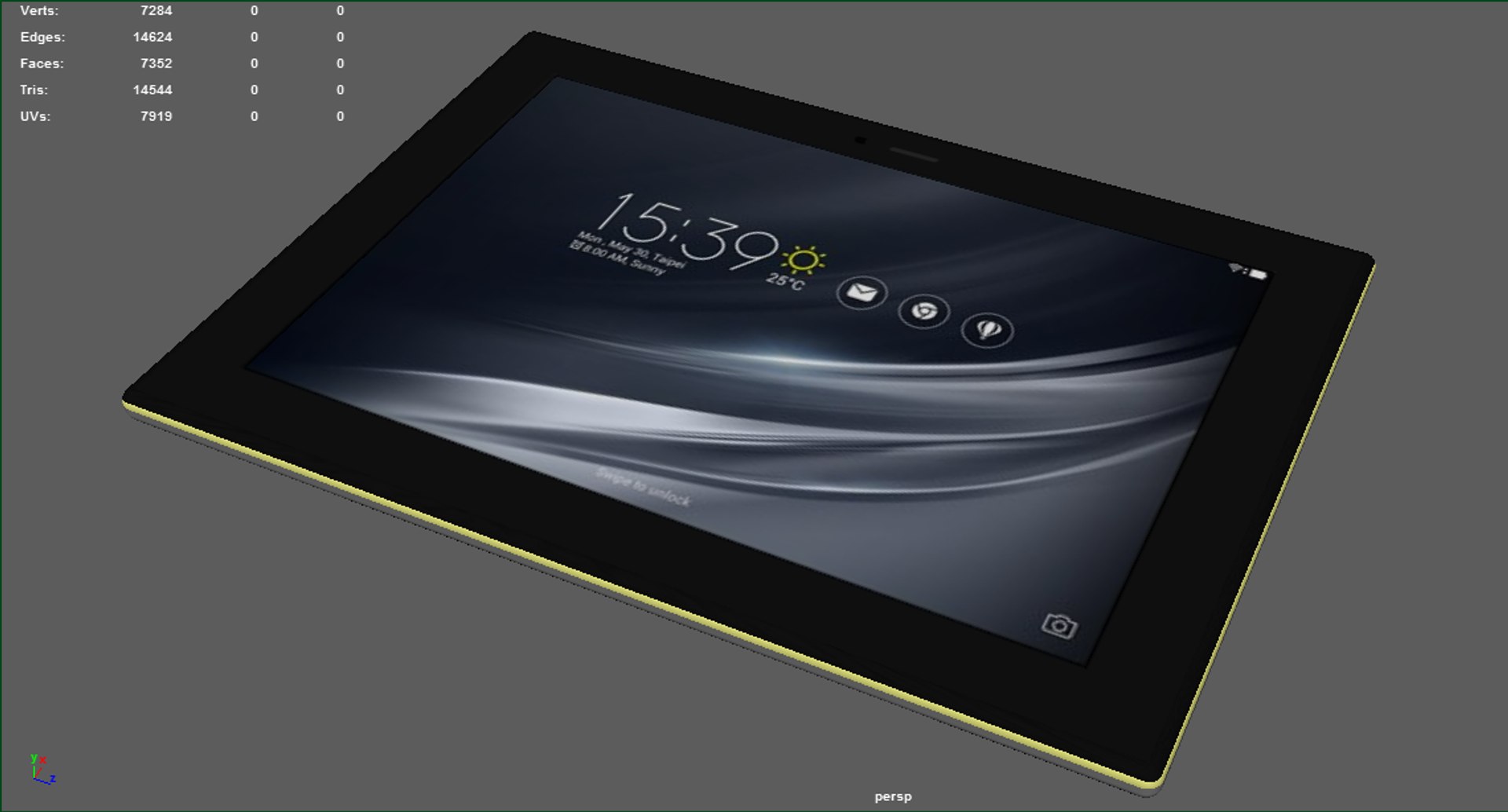 Tablet 3D Model - TurboSquid 1307115
