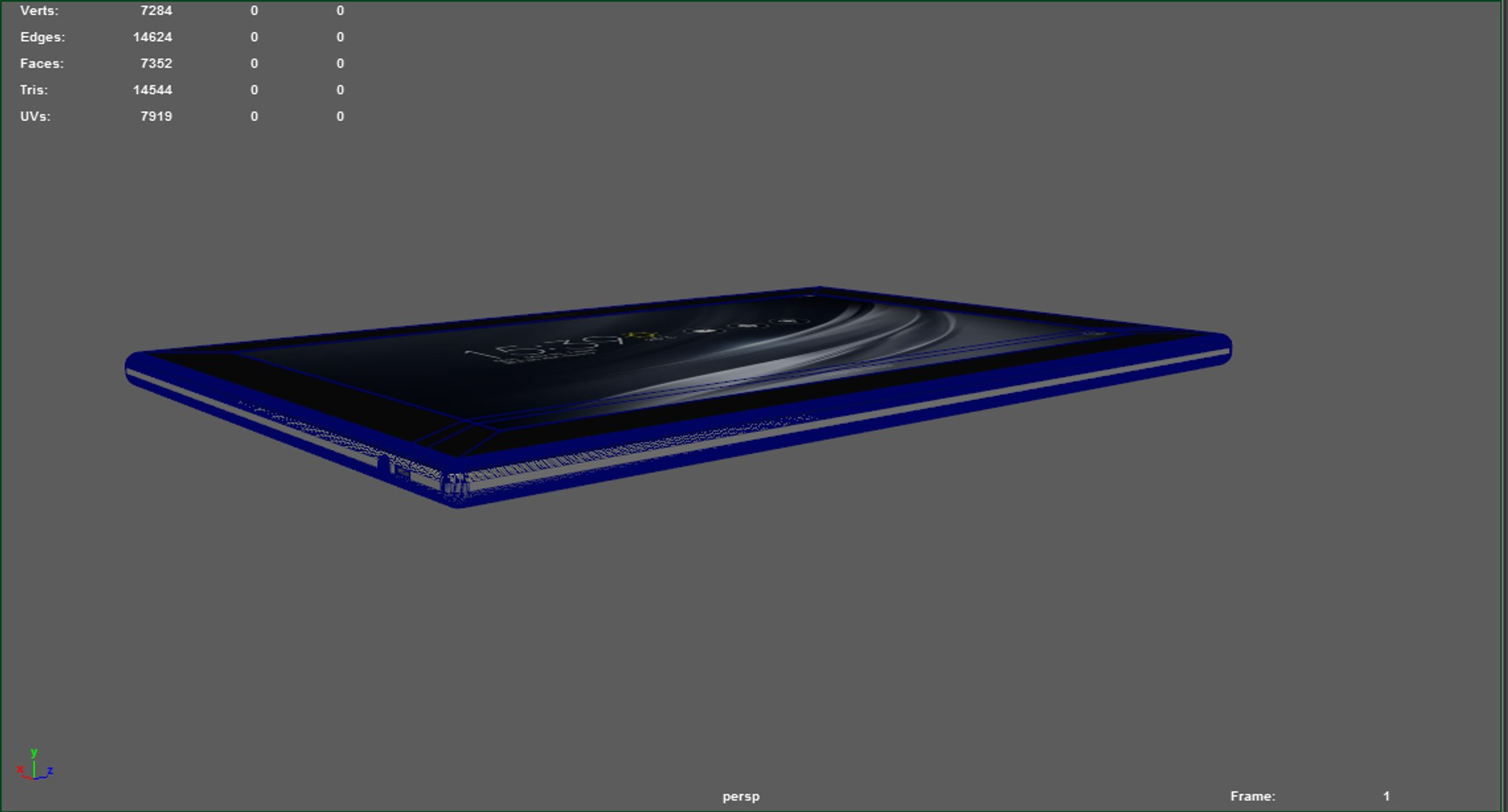 Tablet 3D Model - TurboSquid 1307115