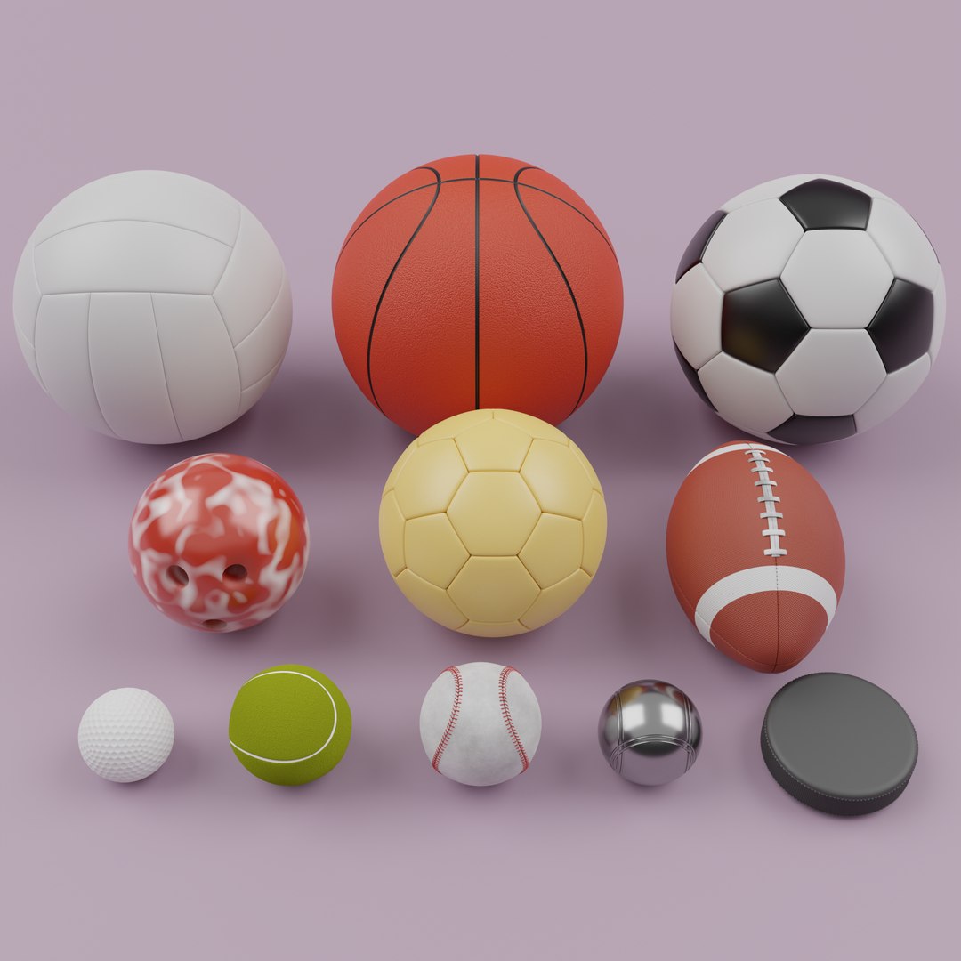 3D Balls - TurboSquid 1991810