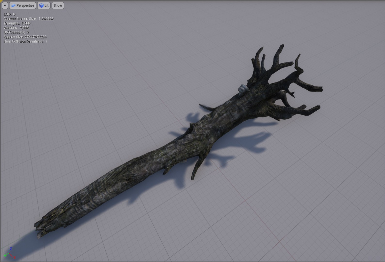 3D Tree Fallen - TurboSquid 1334857
