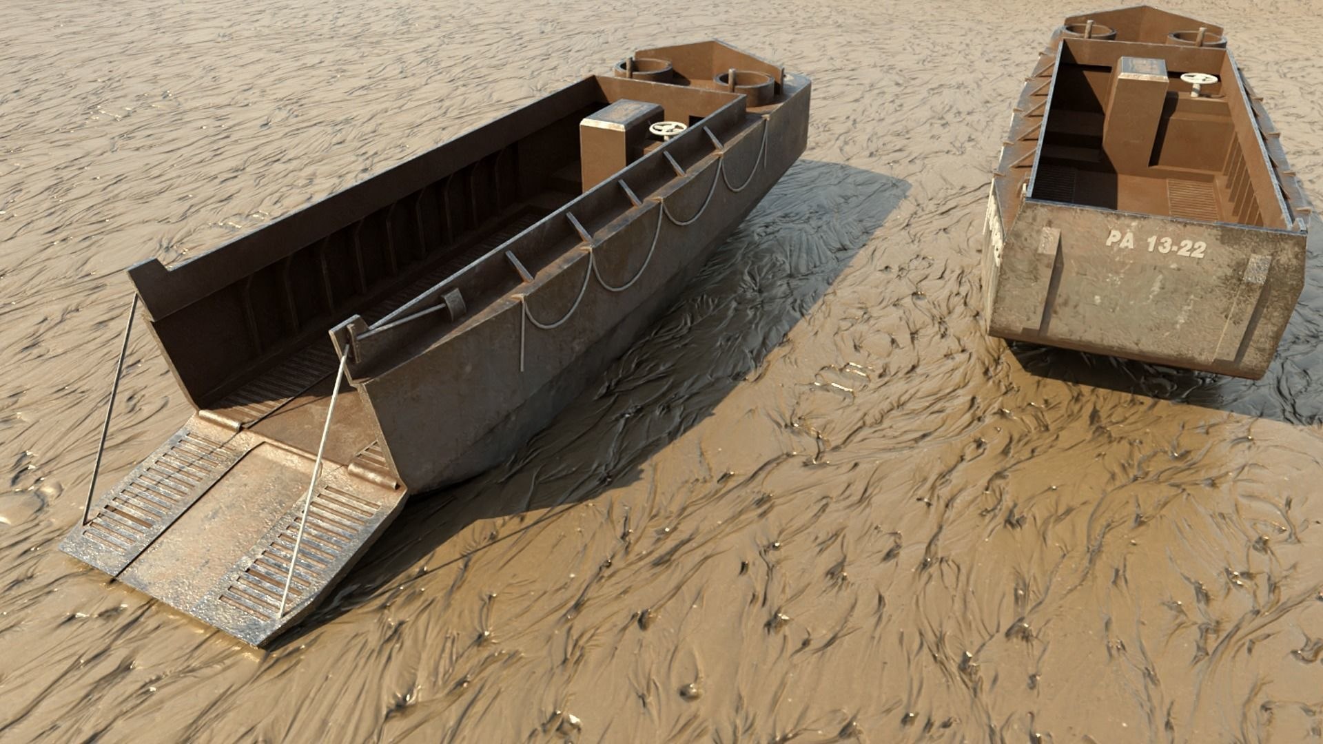 LCVP Landing Boat 3D Model - TurboSquid 2153851