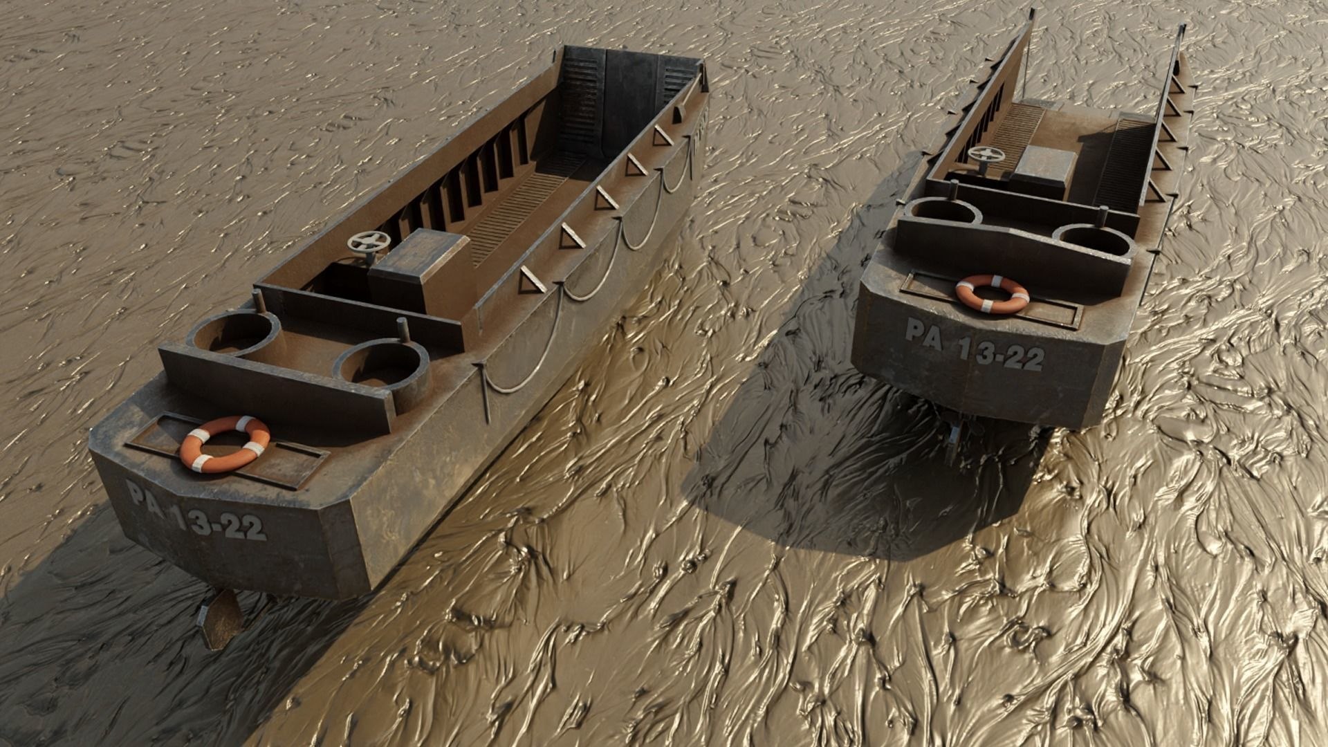 LCVP Landing Boat 3D Model - TurboSquid 2153851