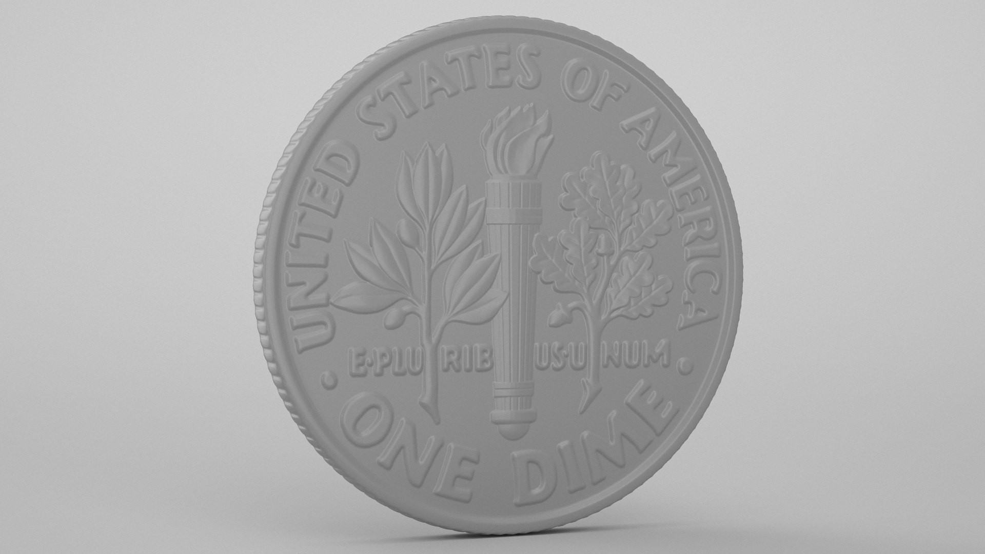 3D Dime Coin Pbr Model - TurboSquid 1680894