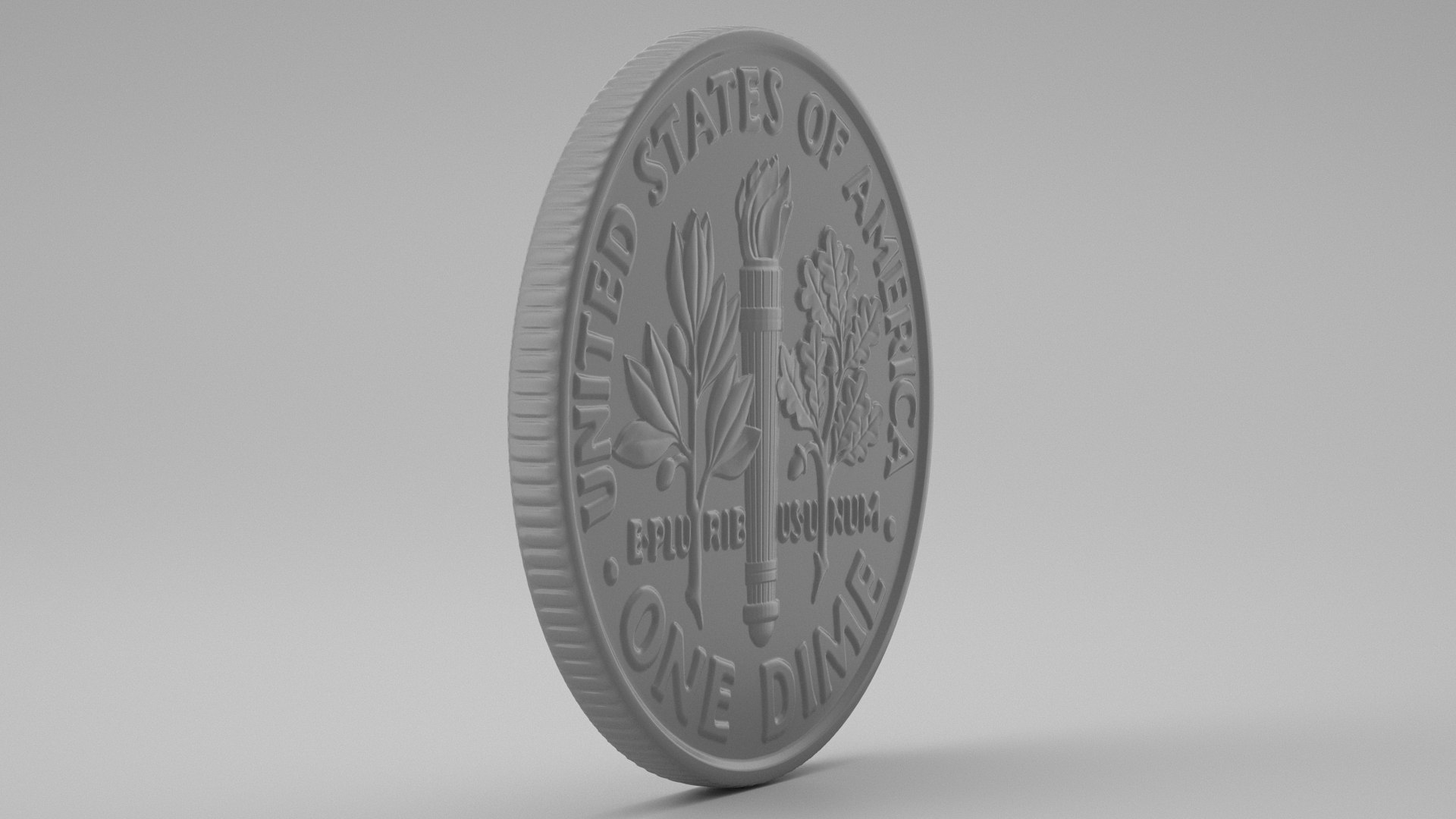 3D Dime Coin Pbr Model - TurboSquid 1680894