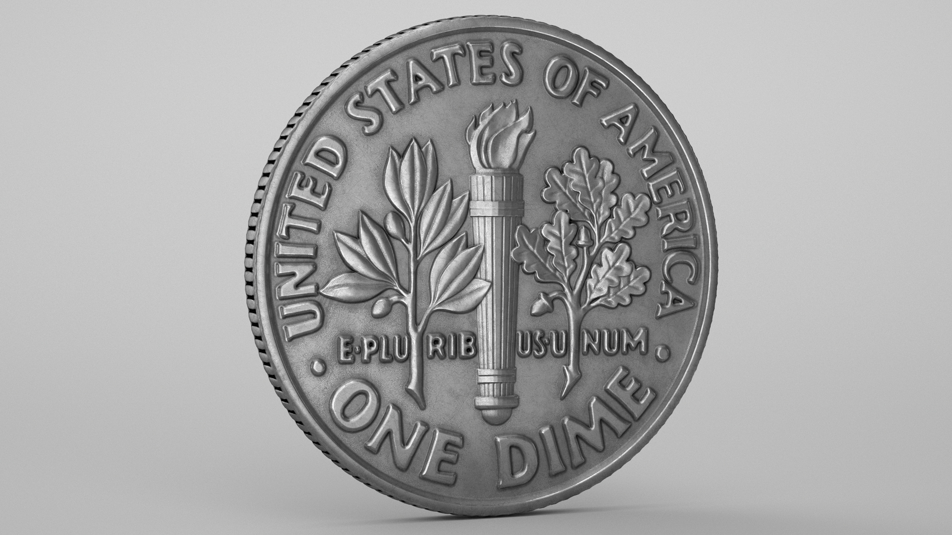3D dime coin pbr model - TurboSquid 1680894