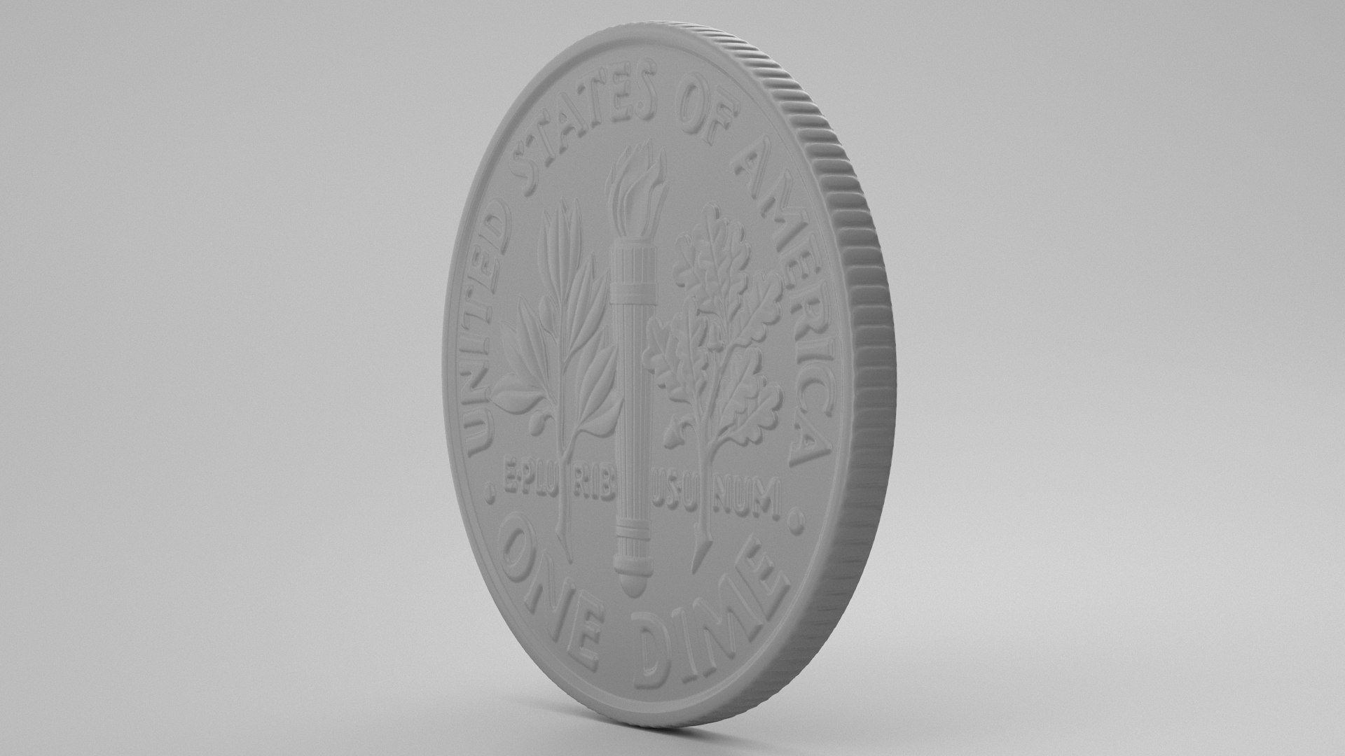 3D Dime Coin Pbr Model - TurboSquid 1680894